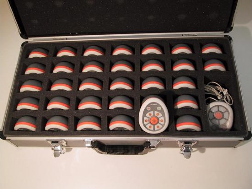 Set of 32 Promethean ACTIVote PRM-AV2-01 And ACTIVhub PRM-AH1-01